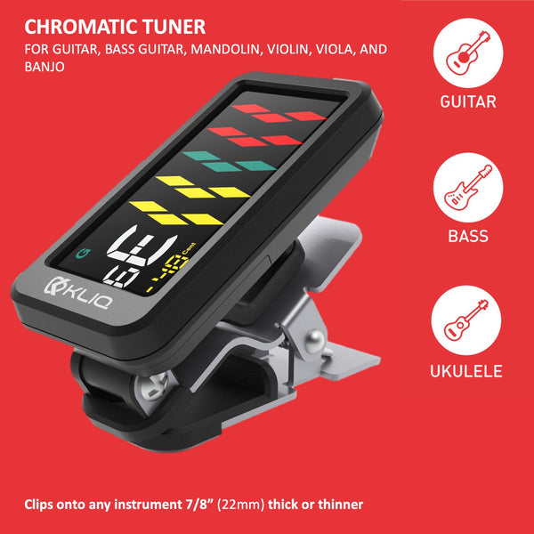 ProTuner - Professional Clip-On Tuner for All Instruments (with flat t ...